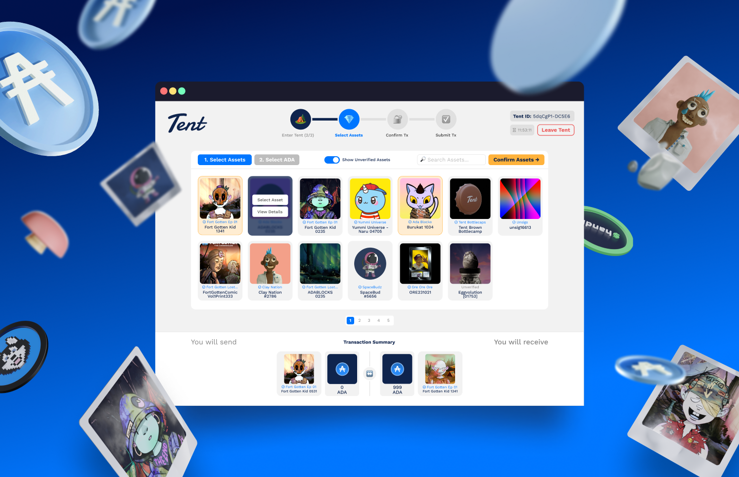 Trading Tent – Nền tảng giao dịch Nft và Token trực tiếp trên Cardano ...